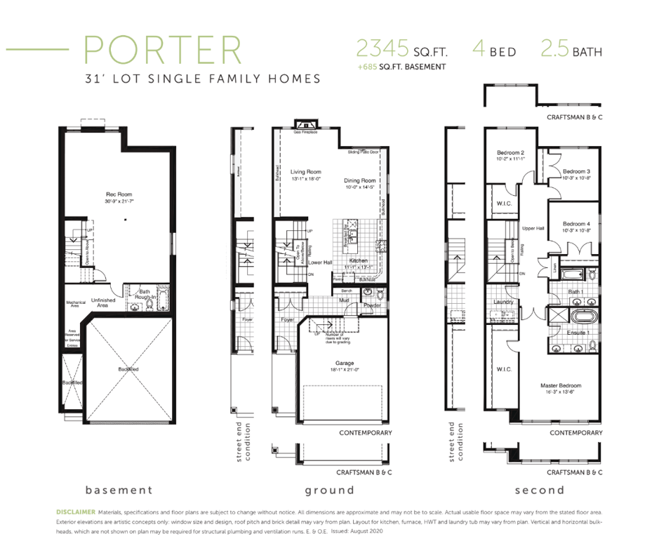 Porter / Lot 303, Ottawa | For Precon @ $930,900 | Condos.ca
