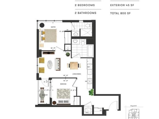 1002 - 15 Wellington Street, Kitchener | Unavailable, 40377963 | Condos.ca