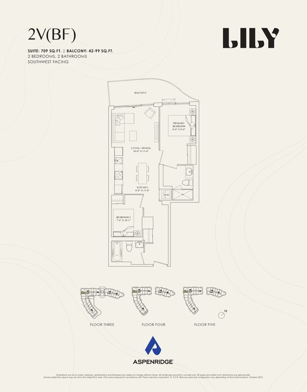 2V(BF), North York | For Precon @ $877,990 | Condos.ca