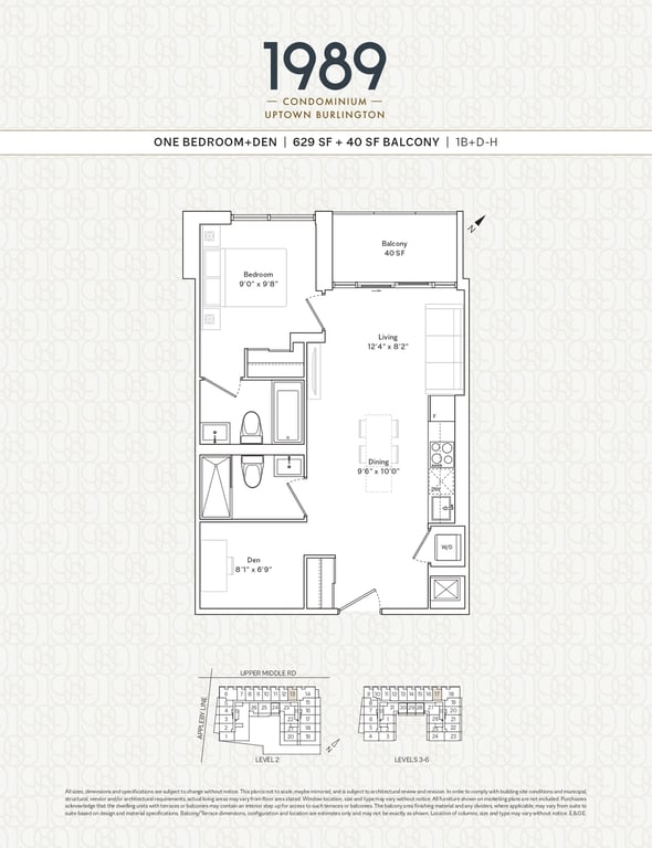 1B+D-H PODIUM, Burlington | For Precon @ $637,990 | Condos.ca
