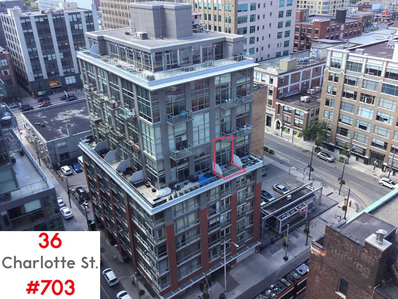 703 - 36 Charlotte St, Toronto | Leased, C5836097 | Condos.ca