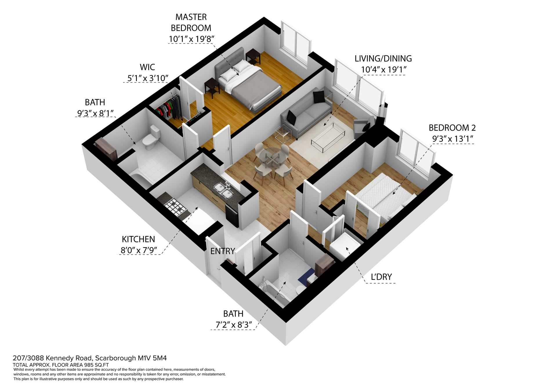 207 - 3088 Kennedy Rd, Scarborough | Terminated, E5424265 | Condos.ca