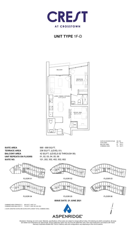 121 - 1F-D, North York | For Precon @ $929,990 | Condos.ca