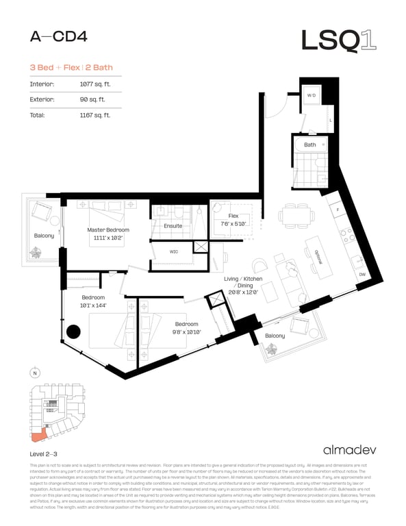 A-CD4 (LSQ 1), North York | Unavailable, VN09ITCLHN | Condos.ca