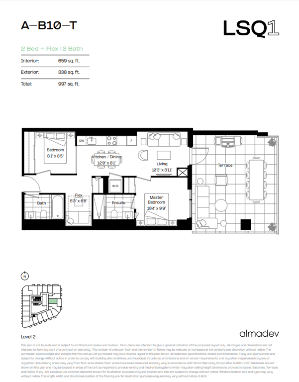 A-B10-T (LSQ 1), North York | Unavailable, VN09ITZ12T | Condos.ca